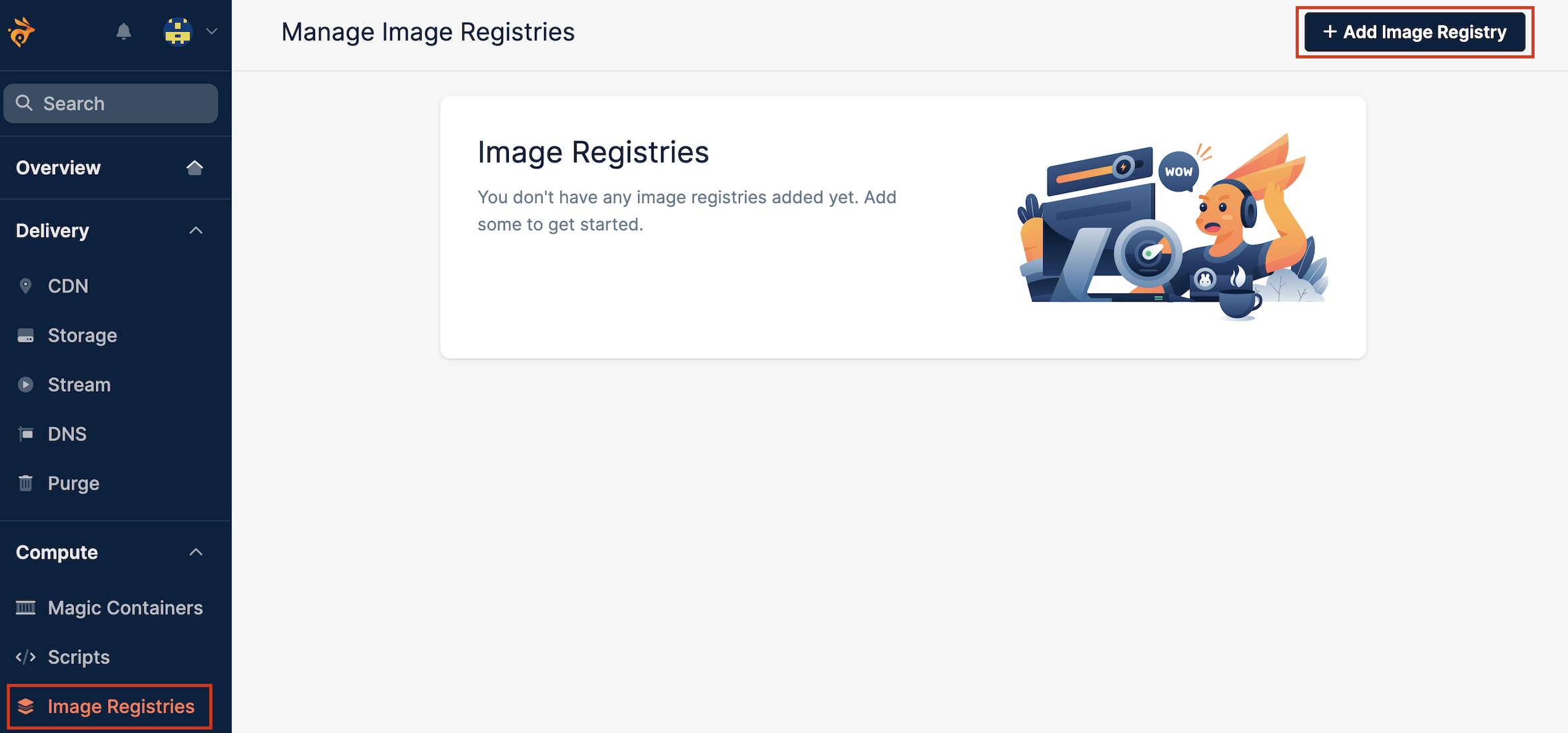 How to configure private container registry integration – bunny.net Support Hub